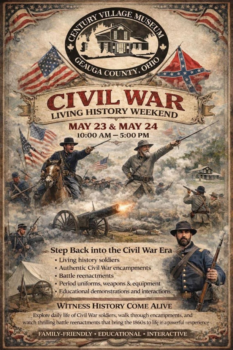 Civil War Living History Weekend - Century Village Museum